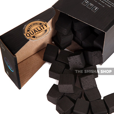 BUCOCO PREMIUM HOOKAHCOAL 26mm CUBE-1KG / ブココ 26mmキューブチャコール 64キューブ入り（シ ...